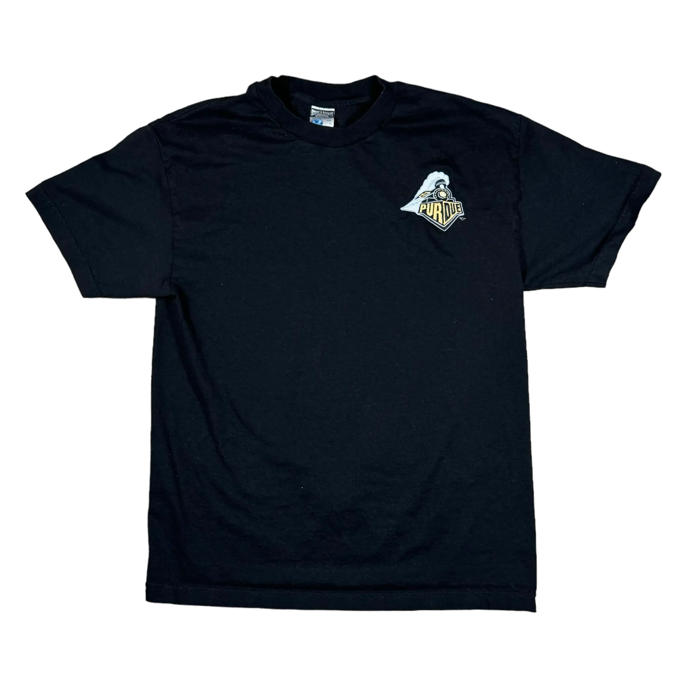 Purdue Chest Patch Vintage Tee - Game Day - Boiler Vintage