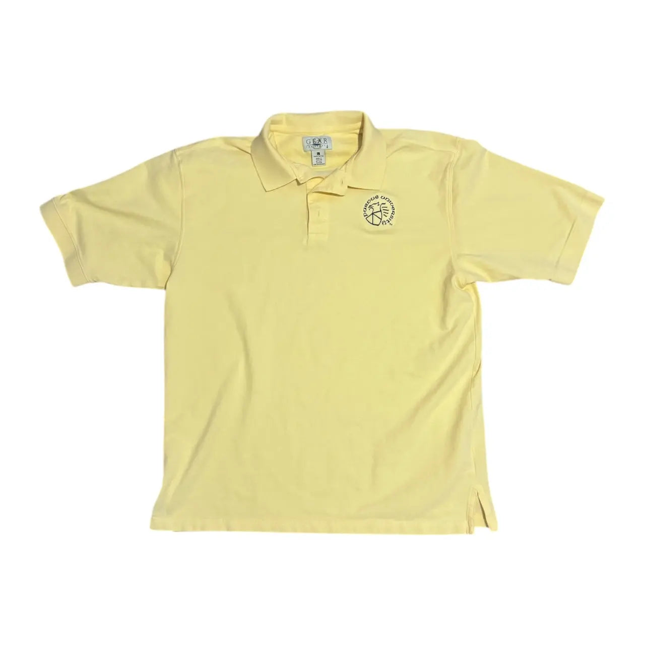 Purdue Chest Embroidered Polo - Vintage Purdue Polo - Boiler Vintage